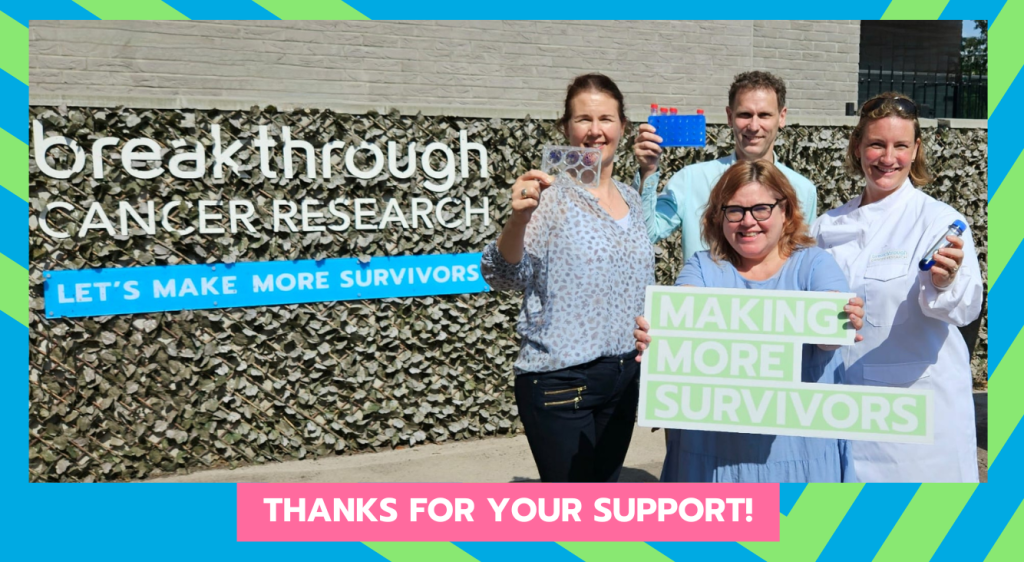 Breakthrough Cancer Research is one of over 70 charities to receive ...